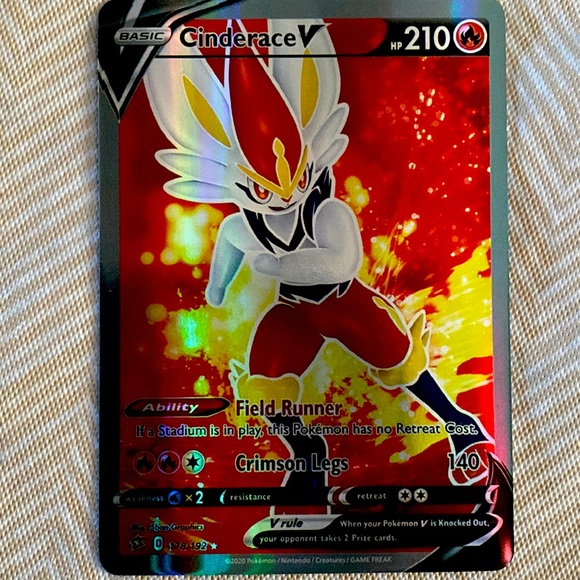 Pokemon | Toys | Pokmon Cards Cinderace | Poshmark